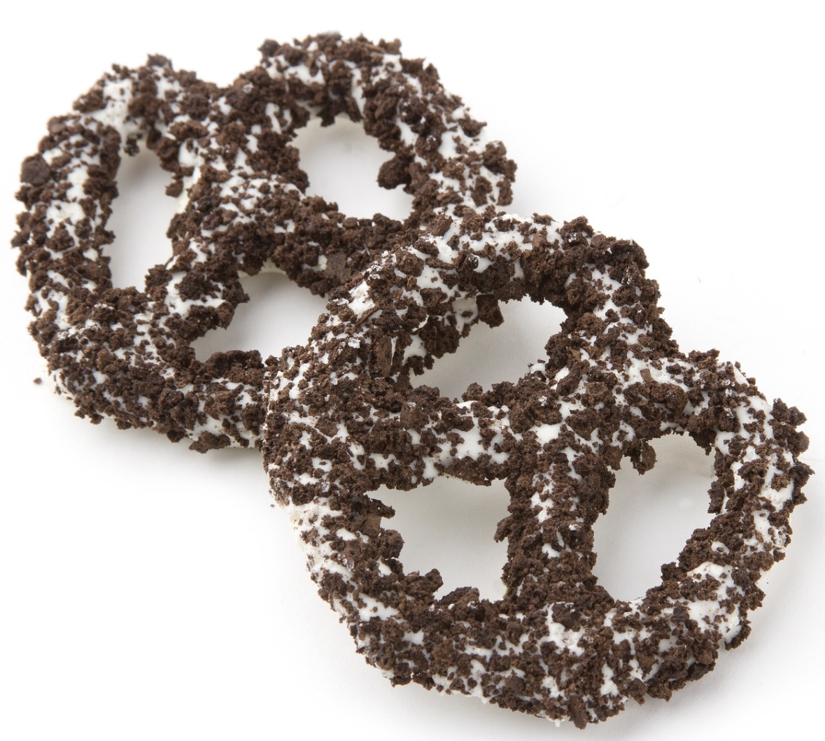 Asher Pretzel White Chocolate with Oreo Crumbs 6 POUND BOX 90 PIECES ...