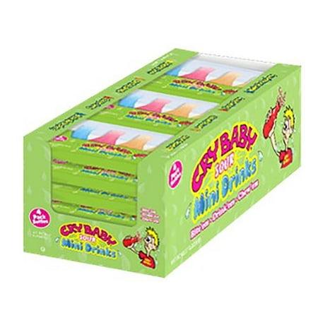 Cry Baby Sour Mini Drink 18 Ct 4 Pack 1.39 oz | Long Island Candy Factory