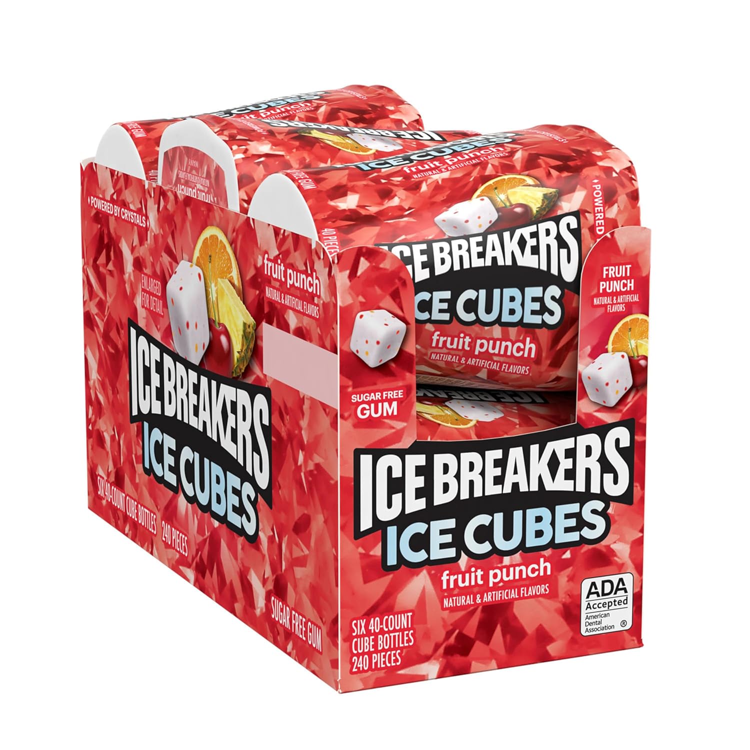 Ice Breakers Ice Cubes Gum Bottle Fruit Punch 40ct 6 Pack | Long Island ...